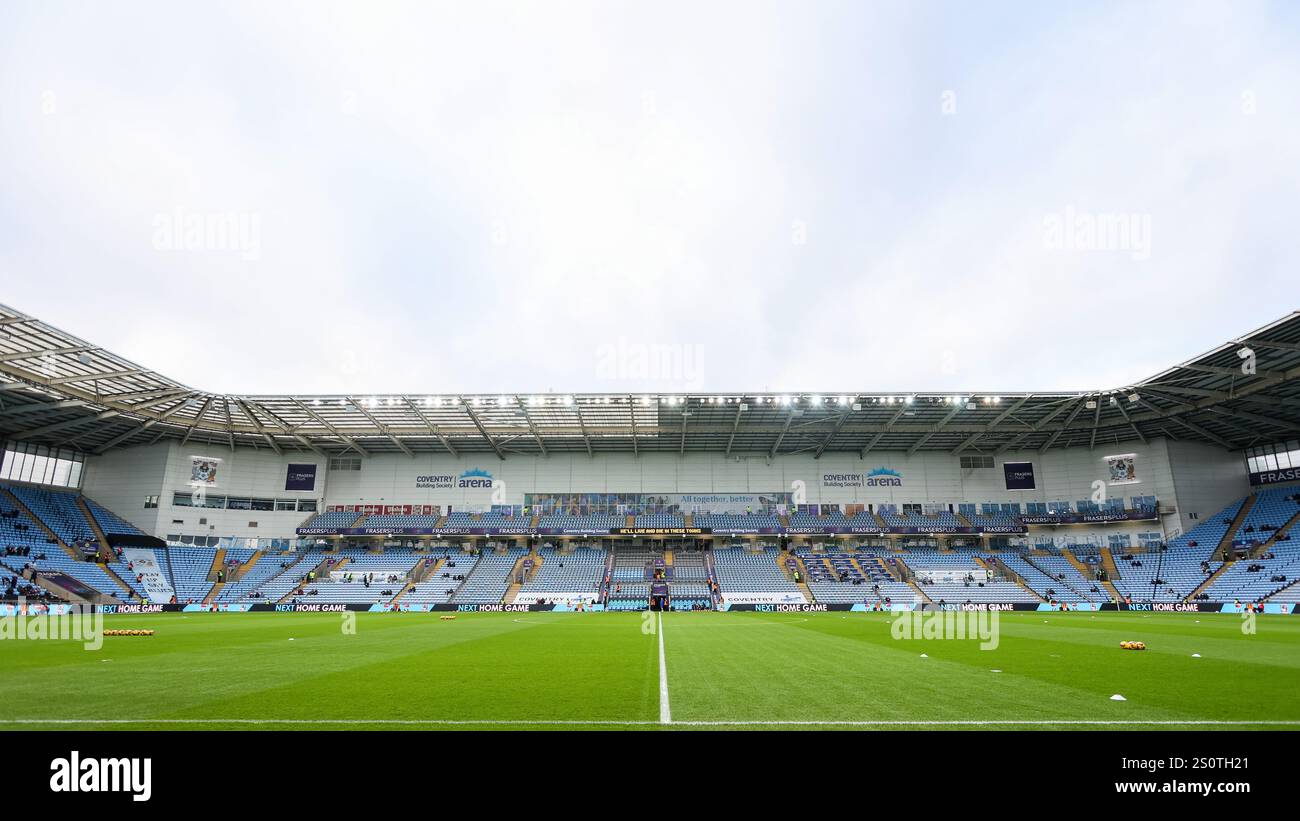 Coventry, UK. 29th Dec, 2024. A view of the ground during the Sky Bet ...