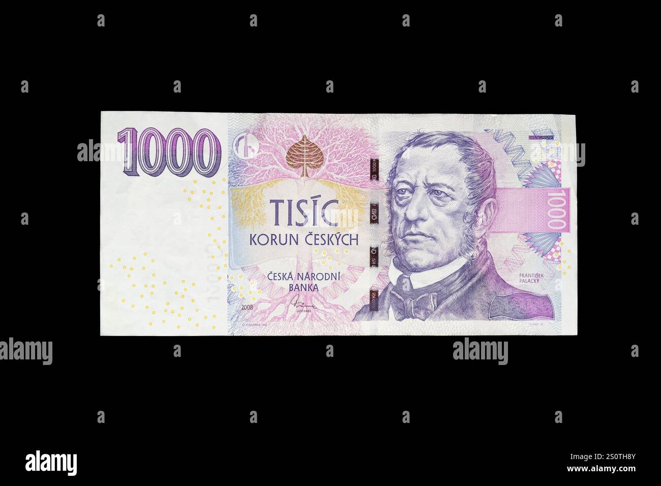 Czech Banknote, 1000 crowns, front Stock Photo - Alamy