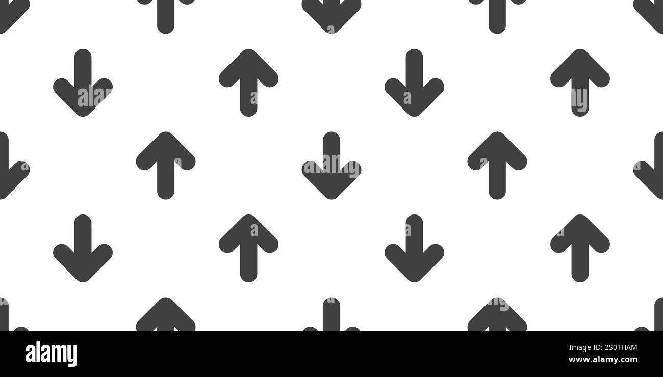 Lots of Big Black Arrow Symbols - Seamless Pattern of Various ...