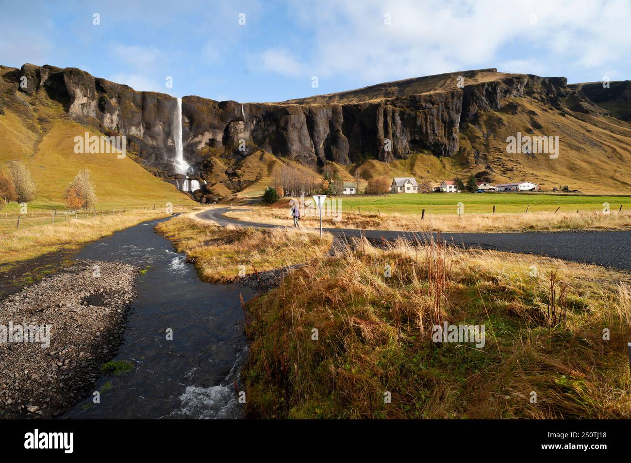 Kalfafell. Icelandic landscape. Iceland Stock Photo - Alamy
