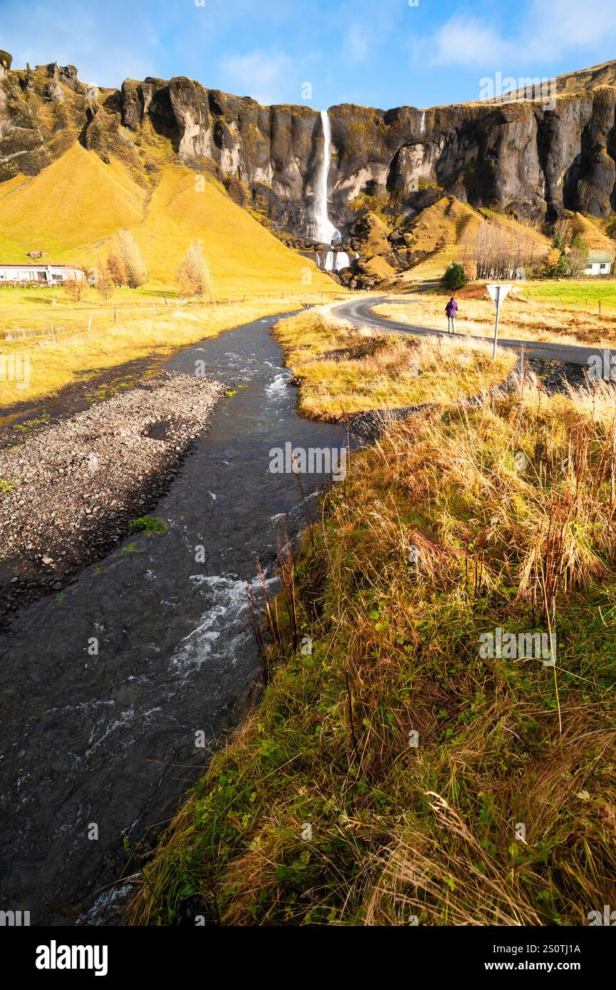 Kalfafell. Icelandic landscape. Iceland Stock Photo - Alamy