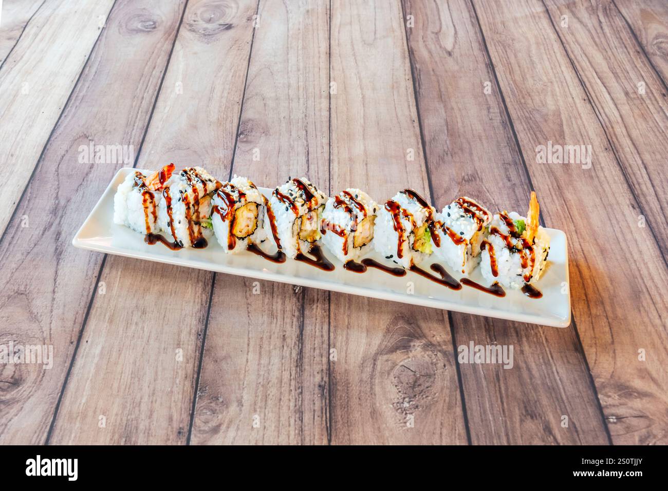 Uramaki, also known as the California roll, is a variation of the ...