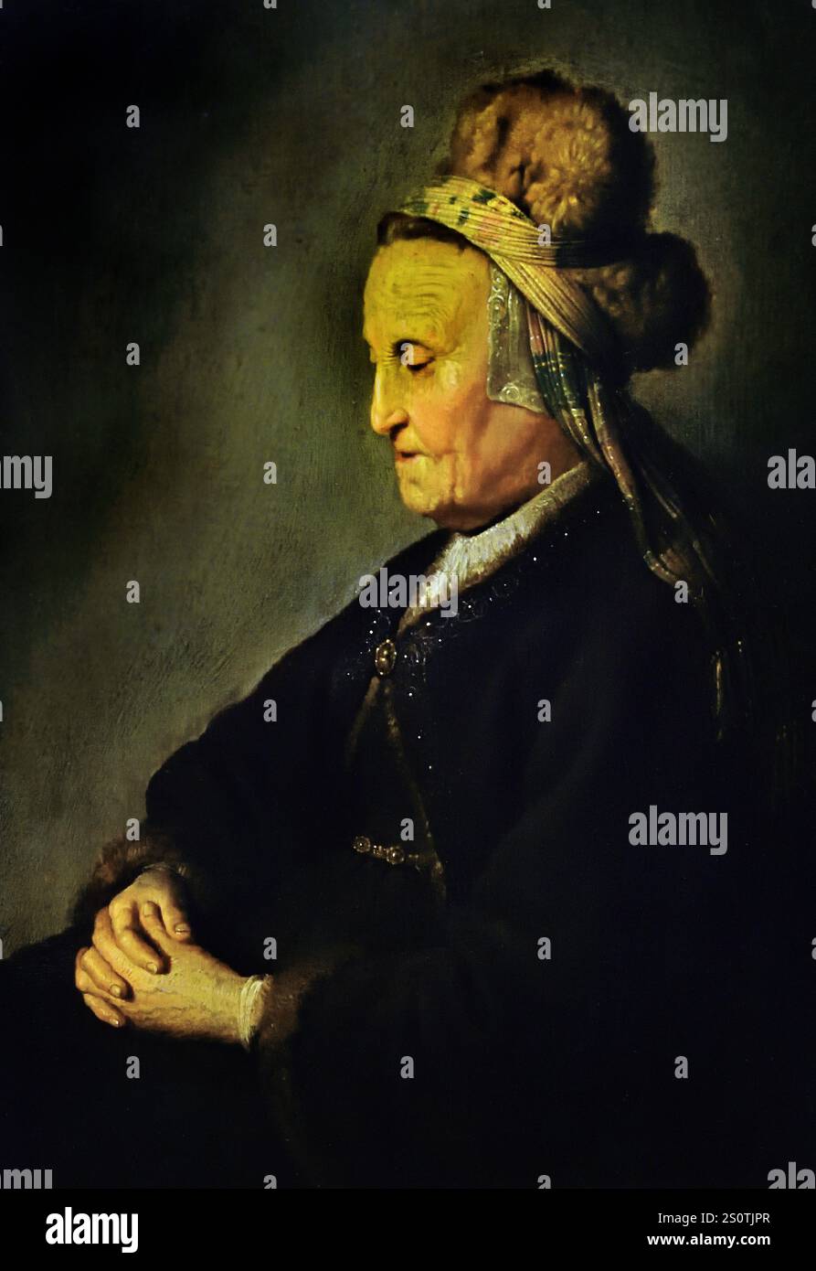 An old woman ( Rembrandts Mother ? ) 1630-1635. Gerrit Dou 1613 - 1675 ...