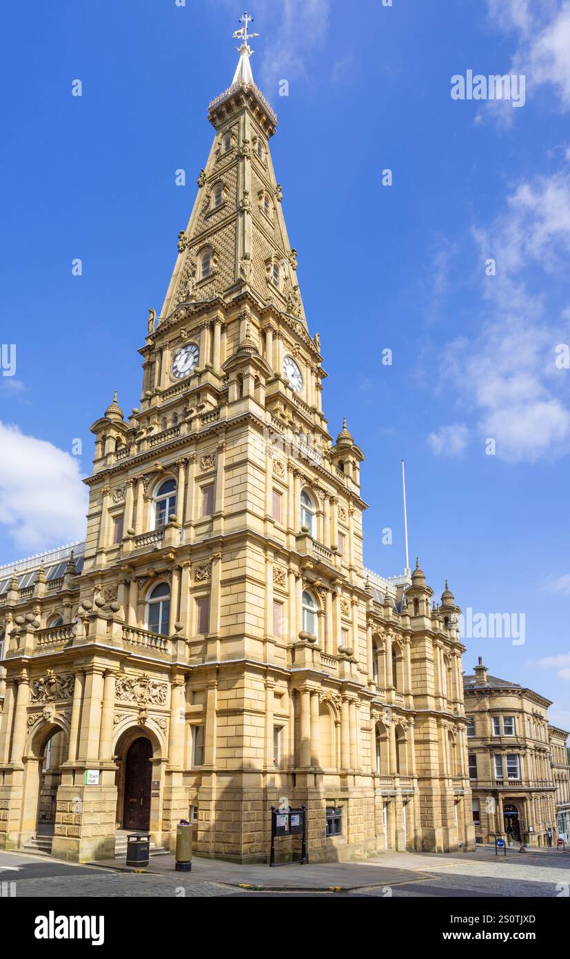 Halifax Town Hall designed by Charles Barry Crossley street Halifax ...