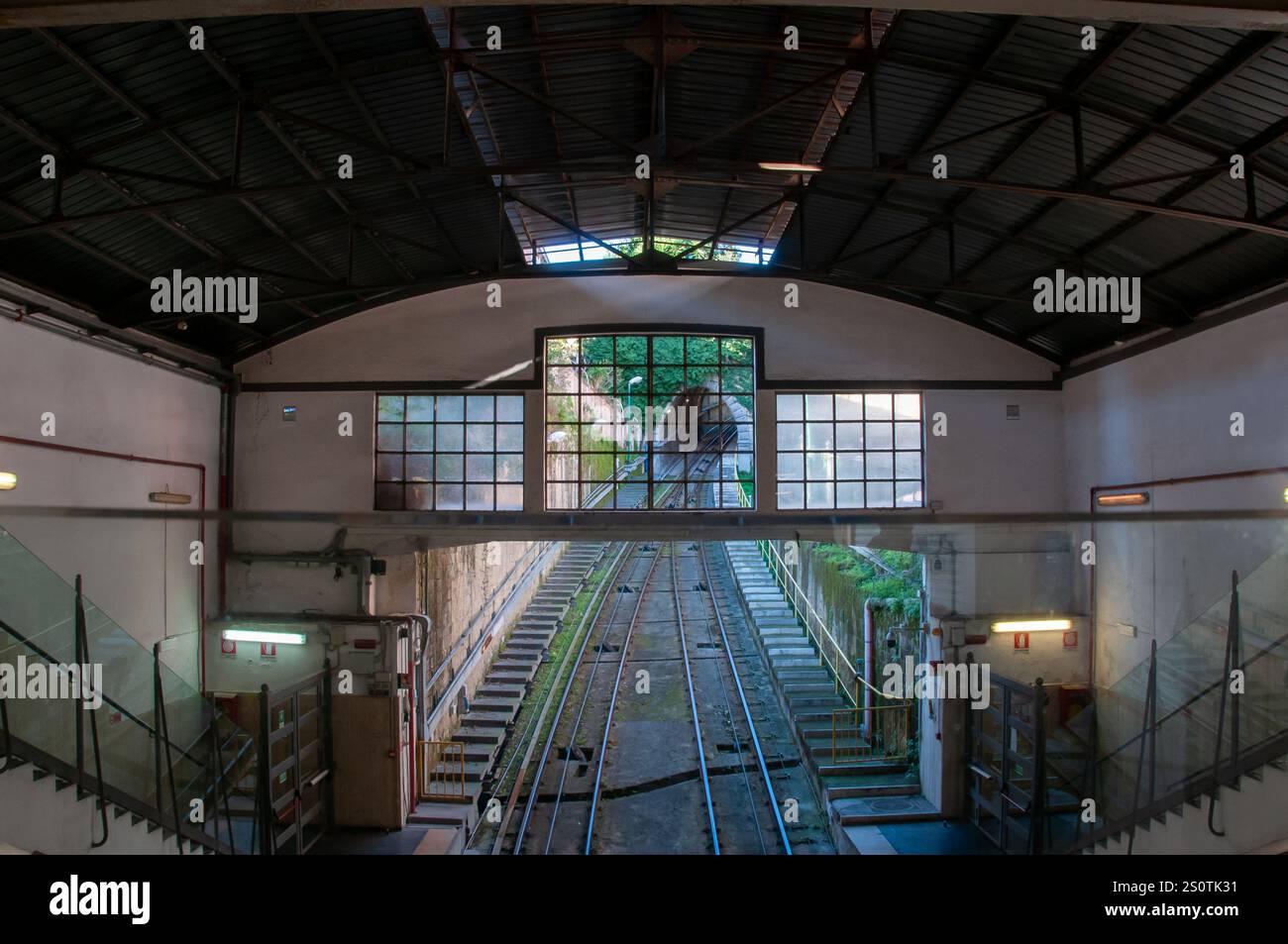 The Mergellina-Posillipo Alto funicular in Naples Stock Photo - Alamy