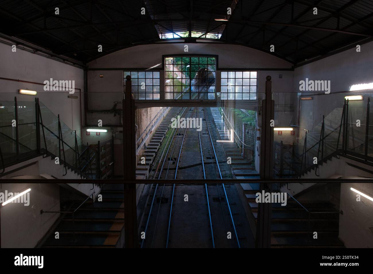 The Mergellina-Posillipo Alto funicular in Naples Stock Photo - Alamy