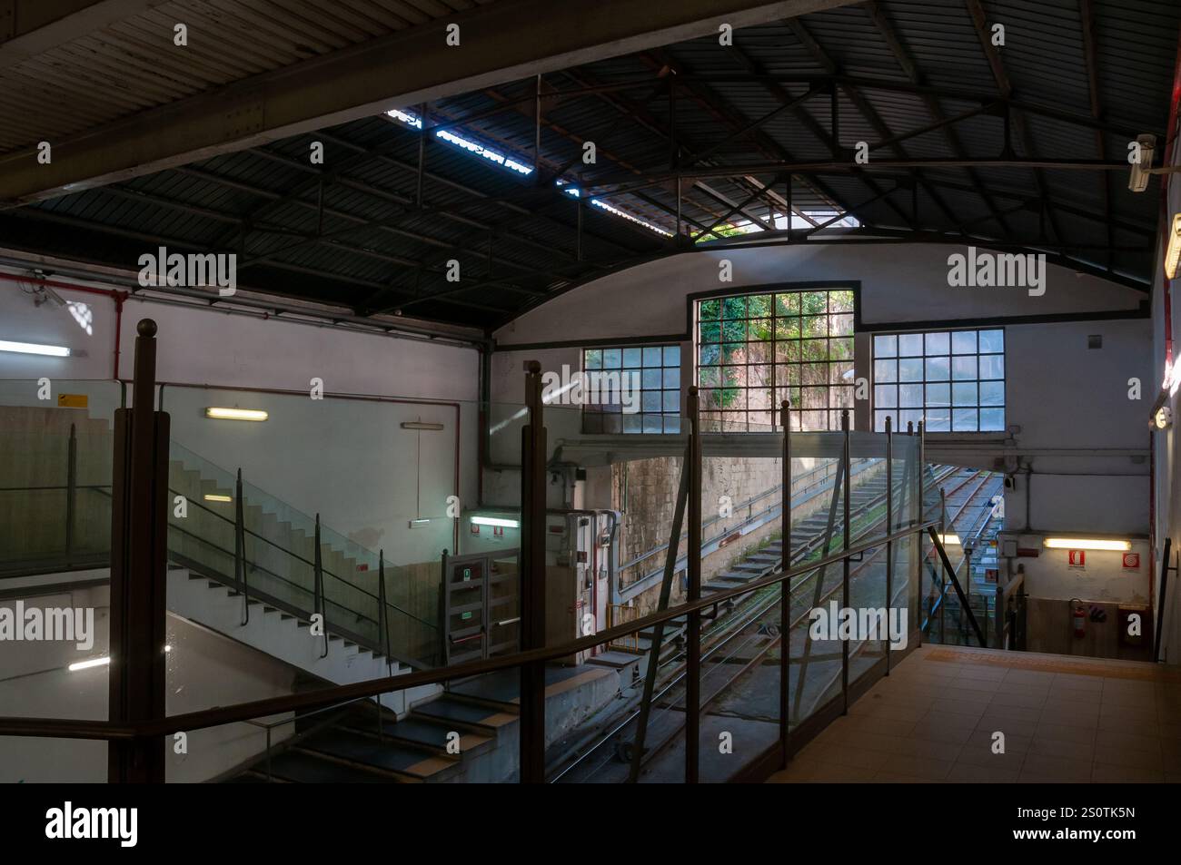 The Mergellina-Posillipo Alto funicular in Naples Stock Photo - Alamy