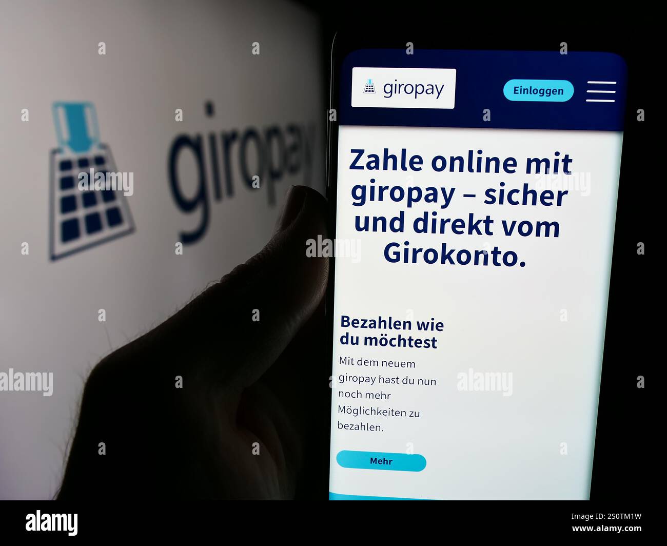 Germany. 4th July, 2024. In this photo illustration, a person is ...