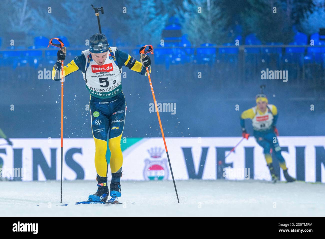 Gelsenkirchen, Deutschland. 28th Dec, 2024. Jesper Nelin, Team Schweden ...