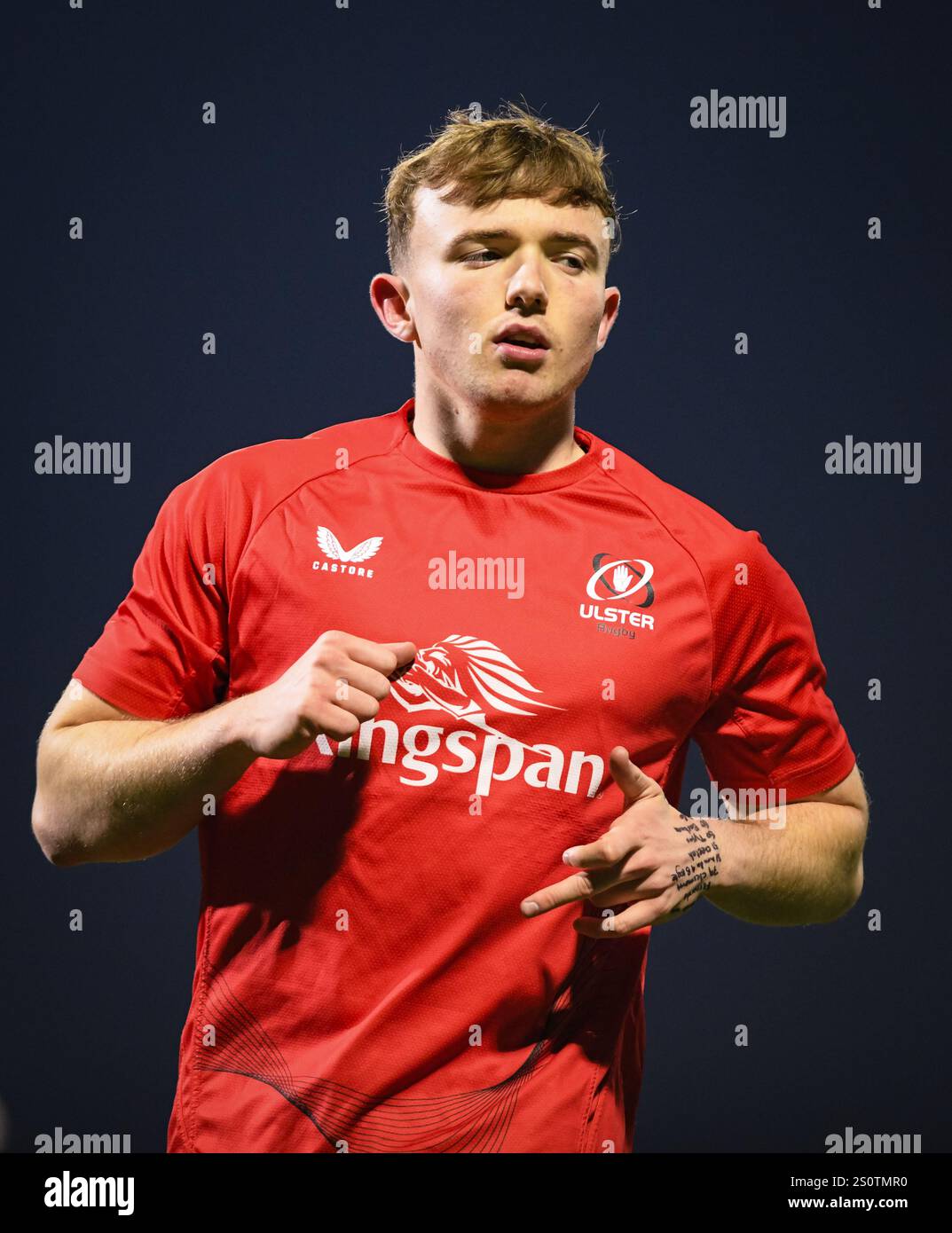 Galway, Ireland. 28th December, 2024. Ulster's Jack Murphy during ...