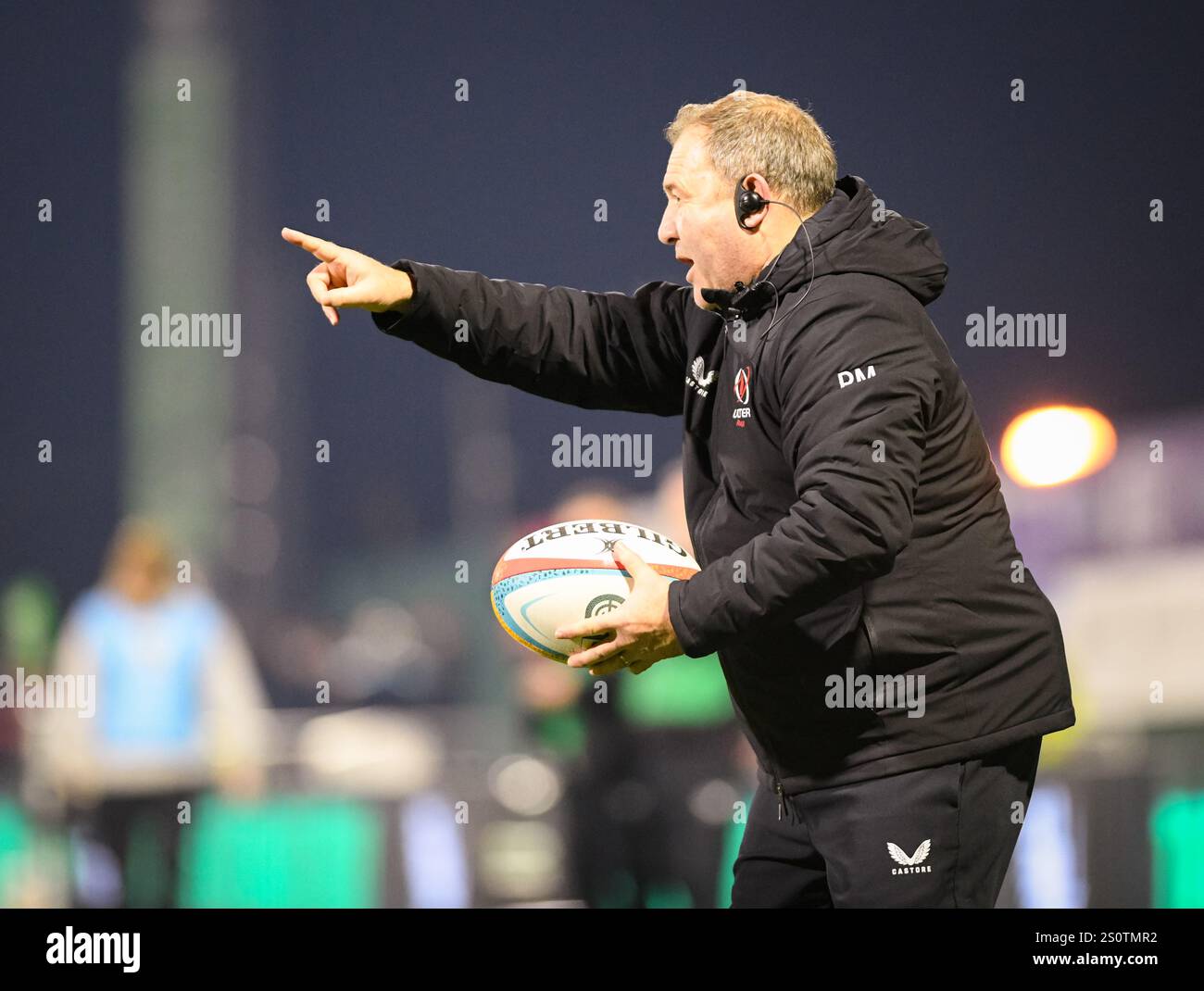 Galway, Ireland. 28th December, 2024. Ulster Head coach Richie Murphy ...