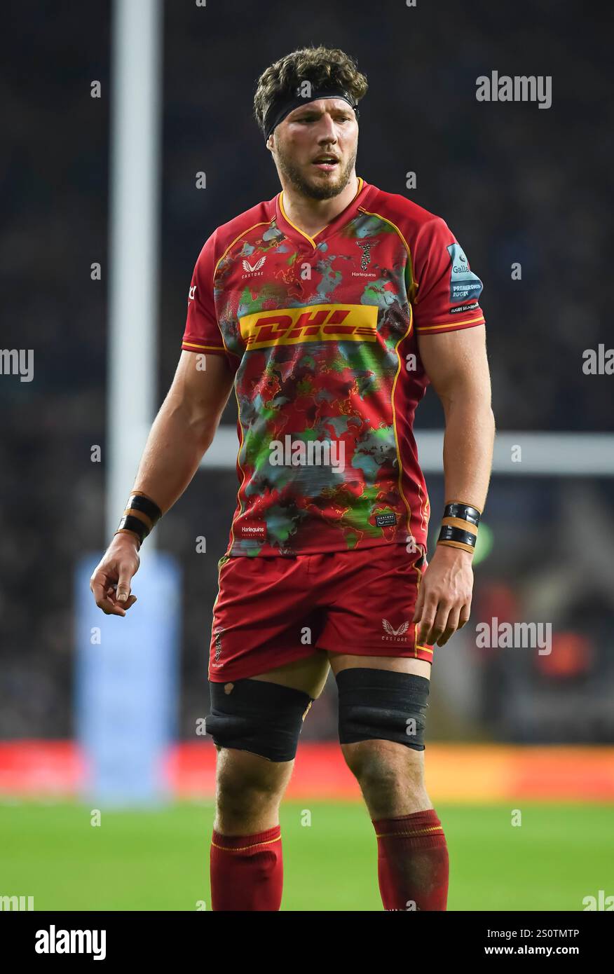 Twickenham, London, UK. 28th Dec 2024. Dino Lamb of Harlequins in ...