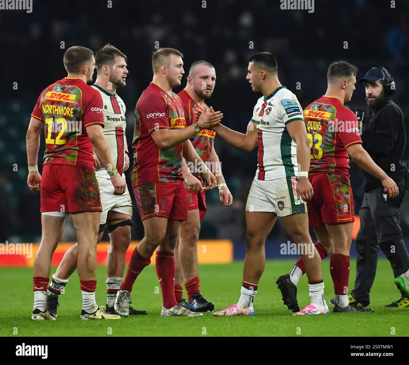 Twickenham, London, UK. 28th Dec 2024. Dan Kelly of Leicester Tigers ...