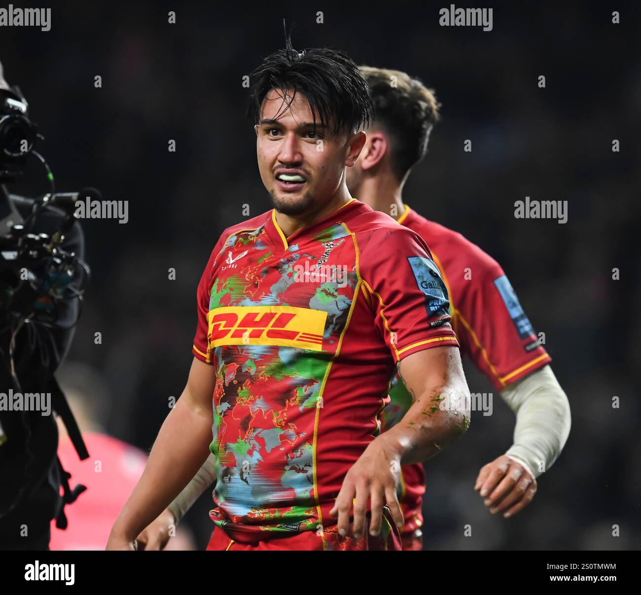 Twickenham, London, UK. 28th Dec 2024. Marcus Smith of Harlequins in ...