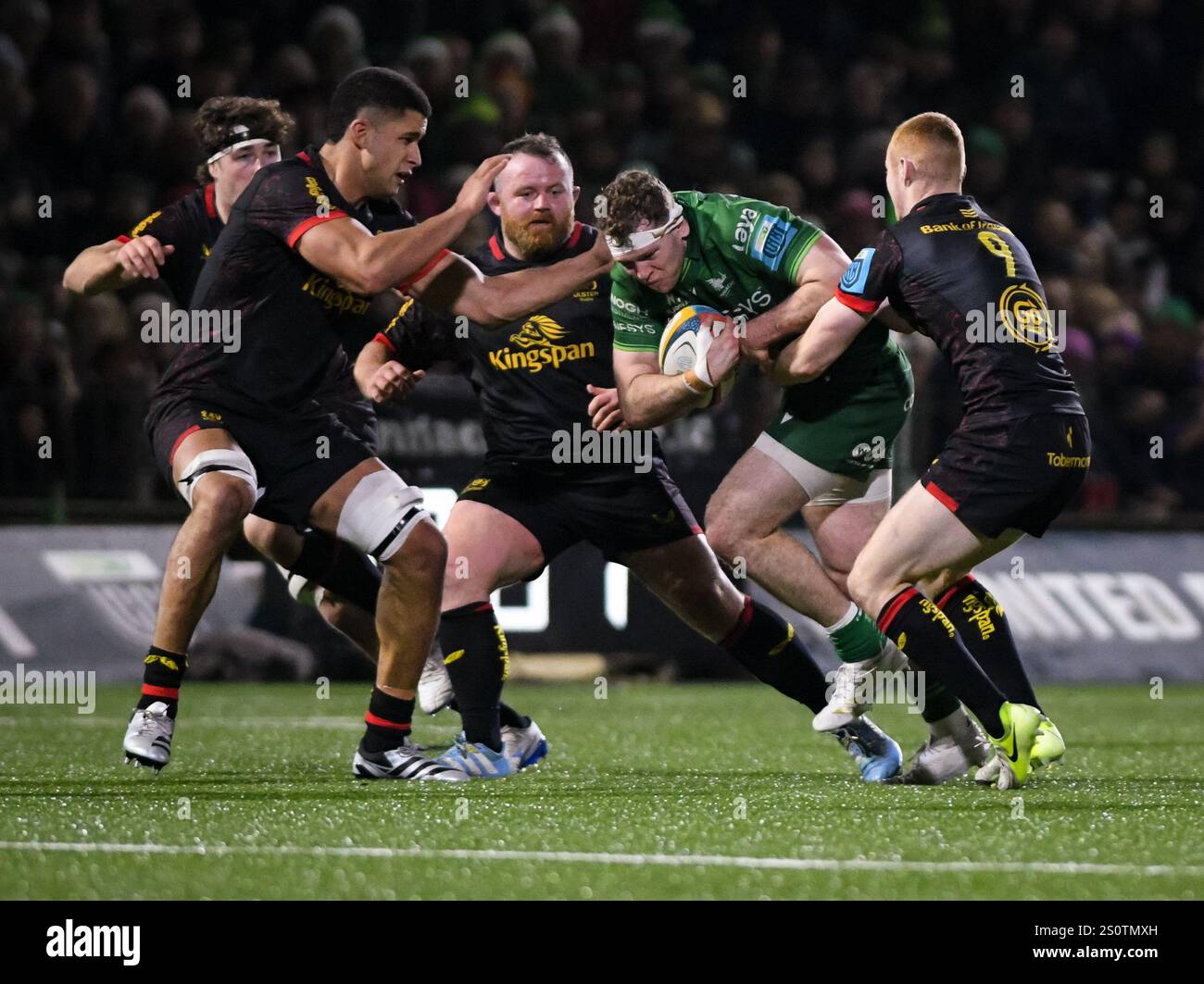 Galway, Ireland. 28th December, 2024. Connacht's Cathal Forde under ...