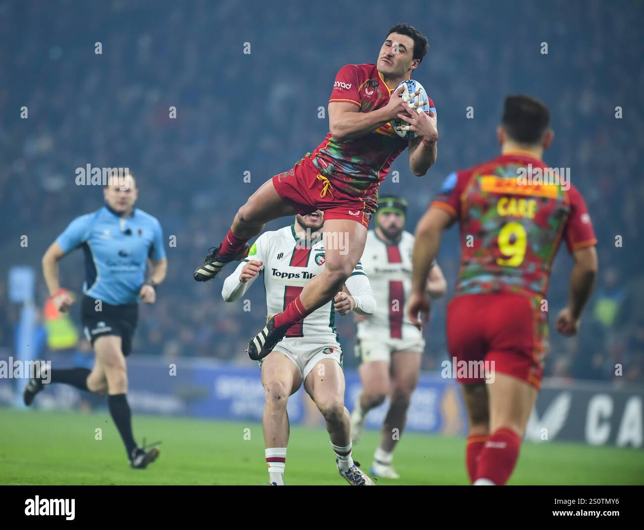 Twickenham, London, UK. 28th Dec 2024. Rodrigo Isgro of Harlequins in ...