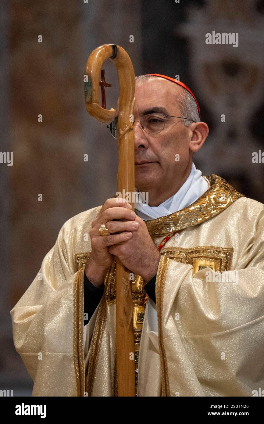 Rome, Italy. 29th Dec, 2024. Cardinal Baldassare Reina attends the ...