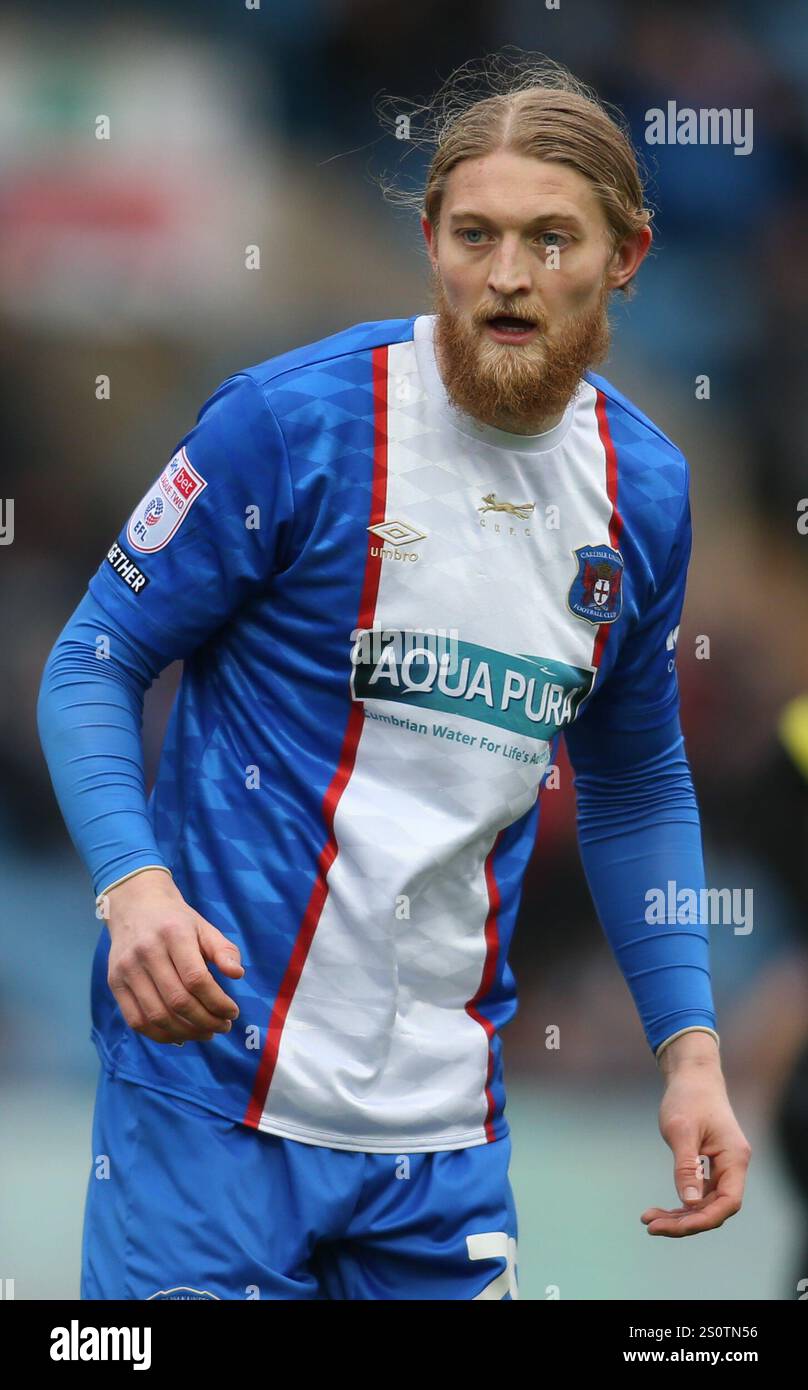 Carlisle, UK. 29th Dec 2024. Carlisle United's Luke Armstrong during ...