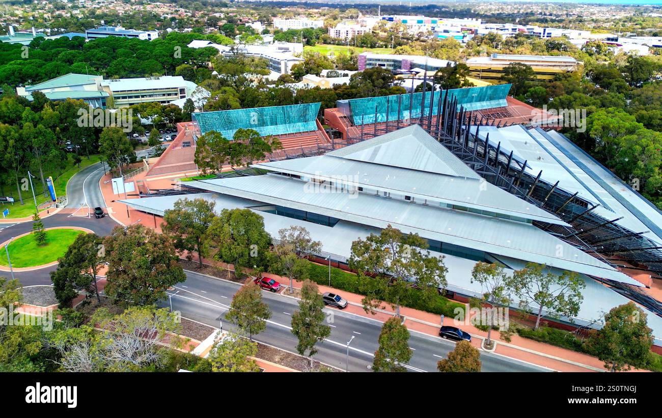 Aerial view of Joondalup Campus, showcasing modern architecture and ...