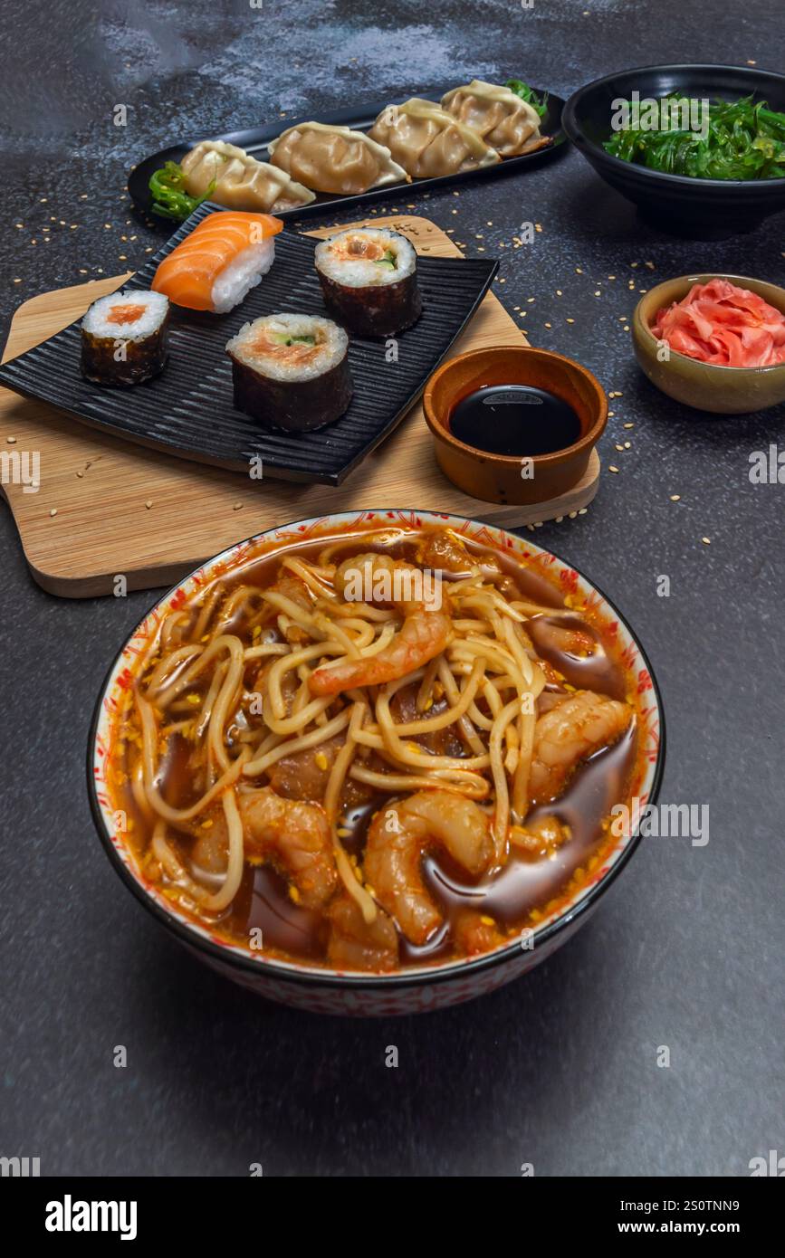 Restaurants that specialize in ramen, a noodle-in-broth dish that has ...