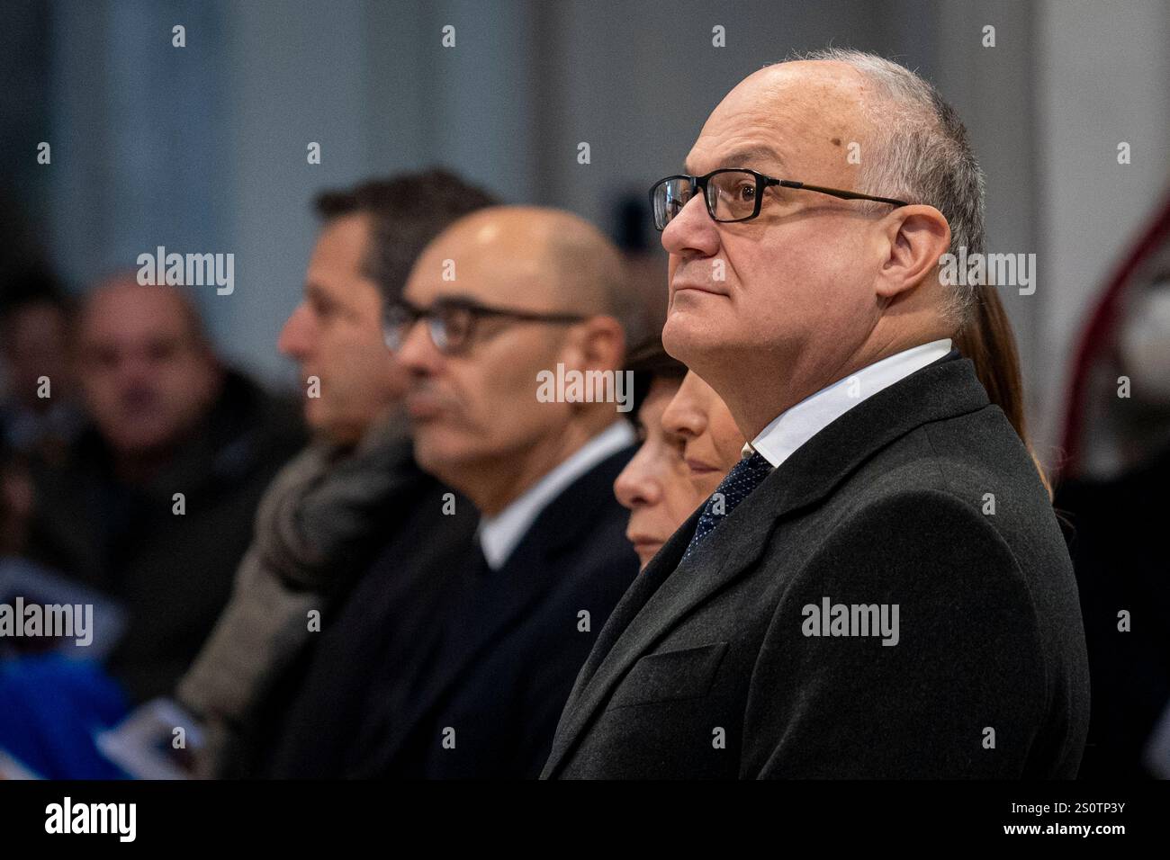 Rome, Italy. 29th Dec, 2024. The Mayor of Rome, Roberto Gualtieri ...