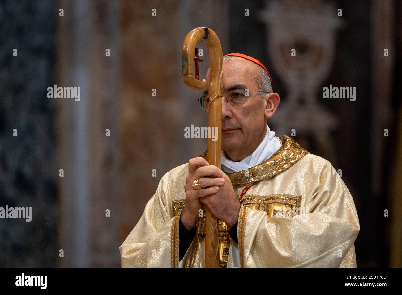 Rome, Italy. 29th Dec, 2024. Cardinal Baldassare Reina attends the ...
