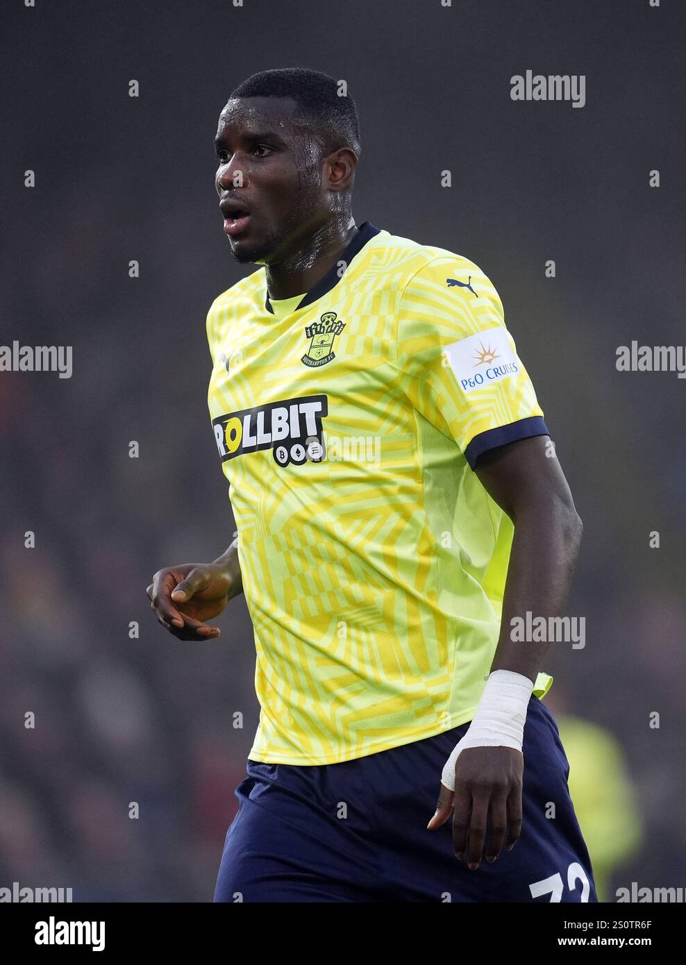Southampton's Paul Onuachu during the Premier League match at Selhurst ...