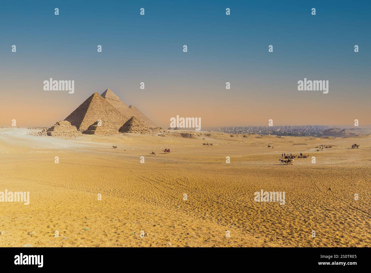 The Great Giza Pyramid Complex in Cairo, Egypt Stock Photo - Alamy