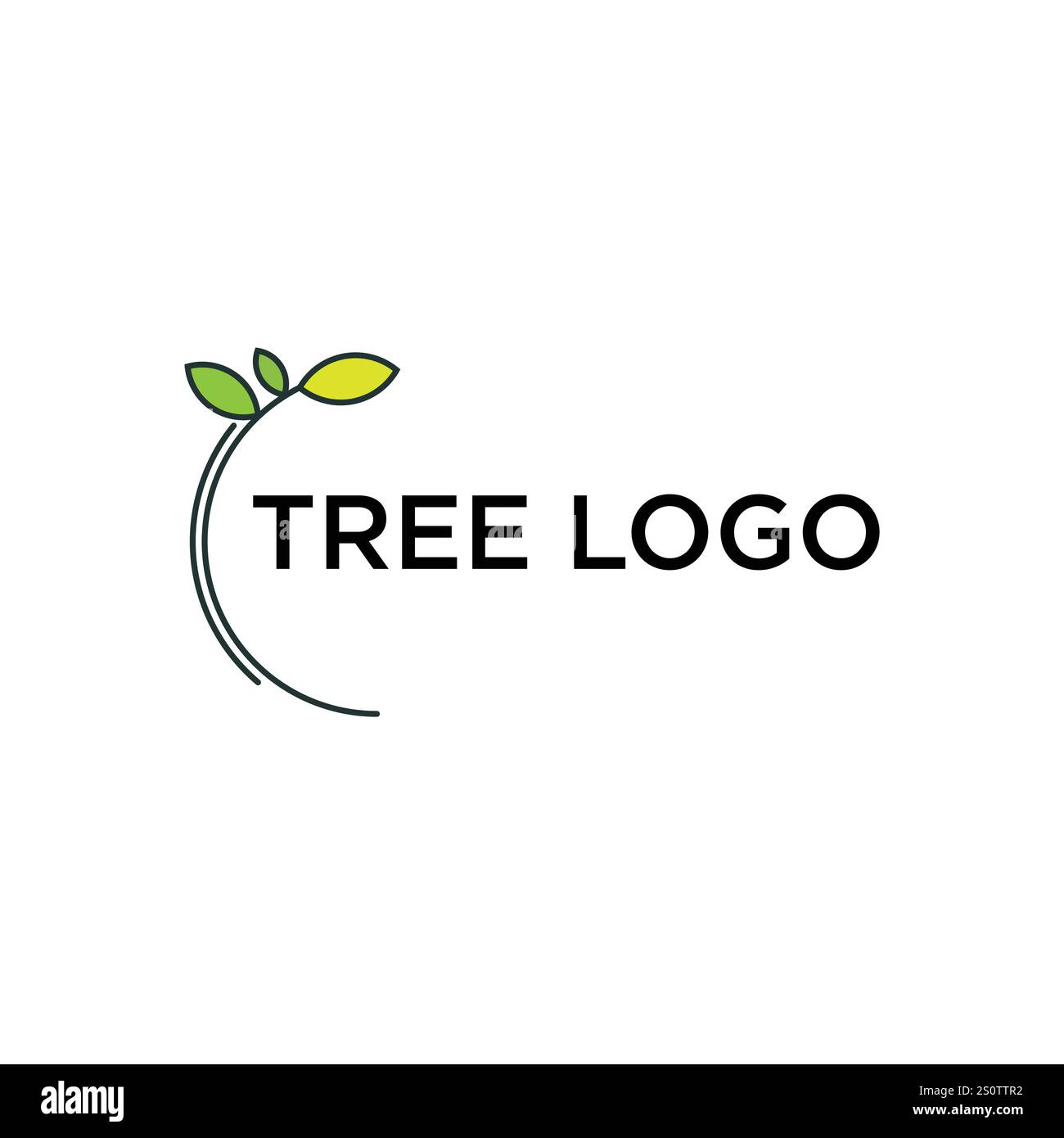 Tree logo, vector logo template Stock Vector Image & Art - Alamy