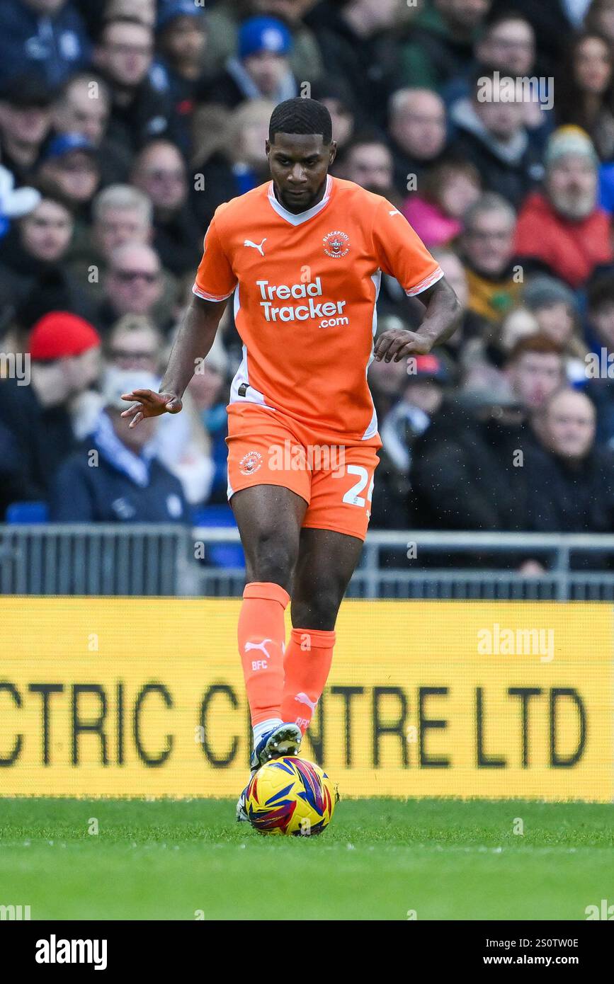 Odeluga Offiah of Blackpool in action during the Sky Bet League 1 match ...