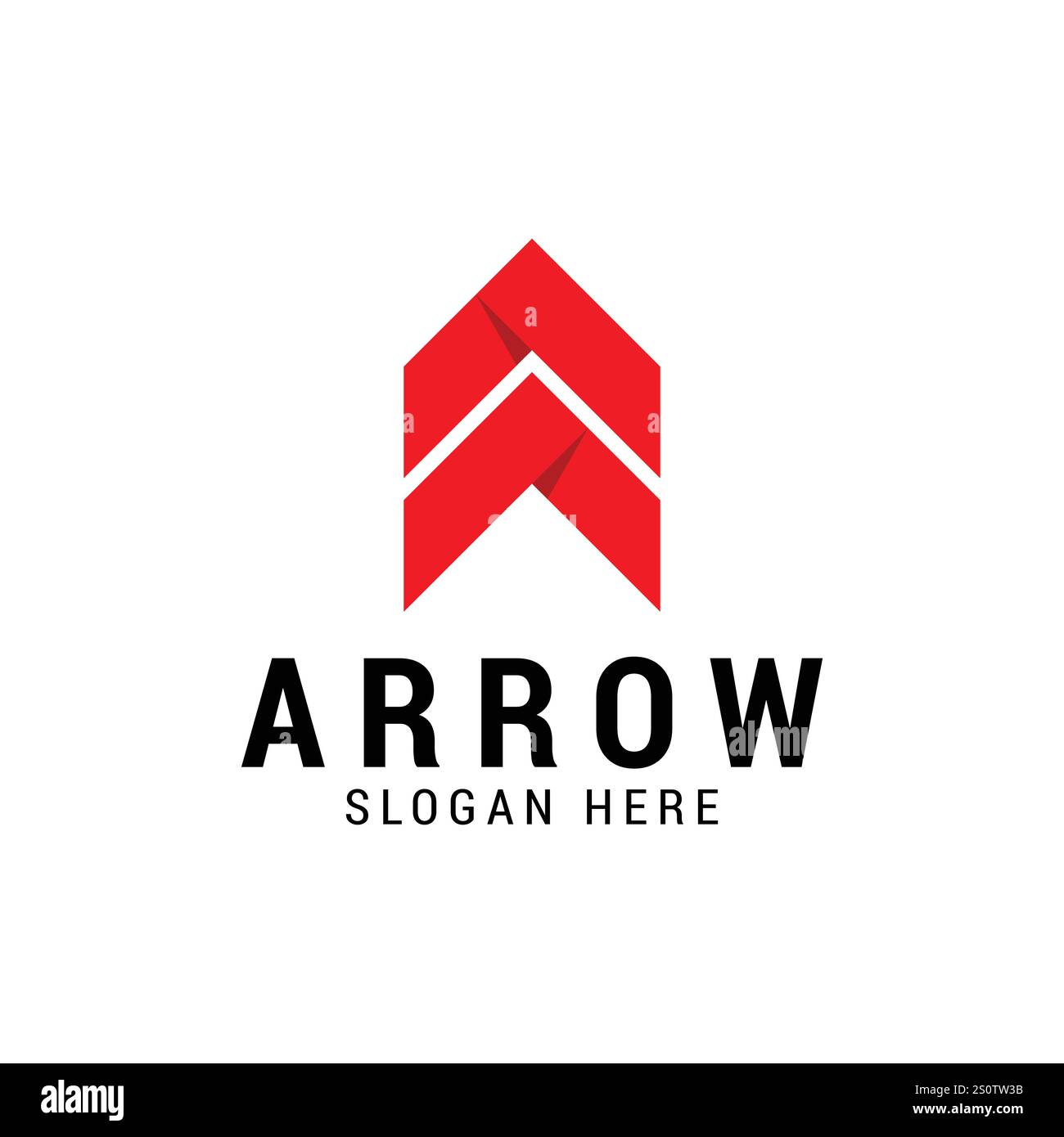 Abstract business arrow up logo icon. Vector design template Stock ...