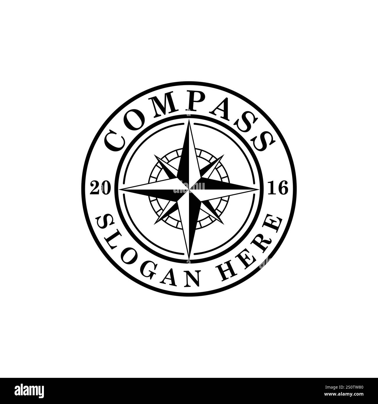 Compass rose graphic Black and White Stock Photos & Images - Alamy