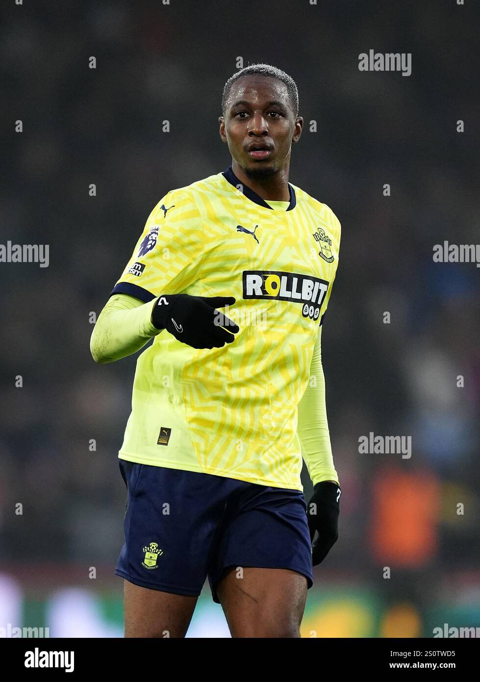 Southampton's Joe Aribo during the Premier League match at Selhurst ...