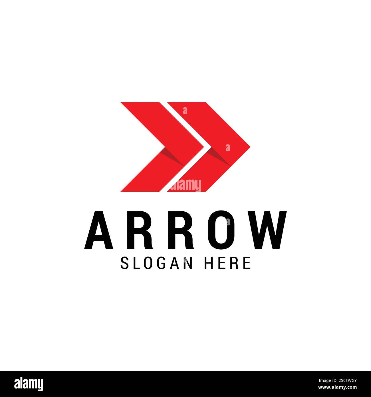 Vector right arrows company logo design, business symbol concept Stock ...