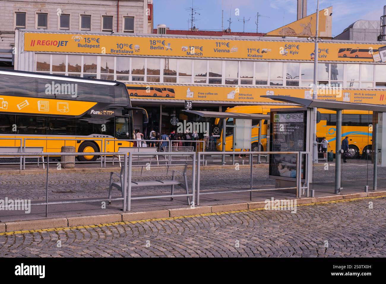 Prague florenc bus terminal hi-res stock photography and images - Alamy