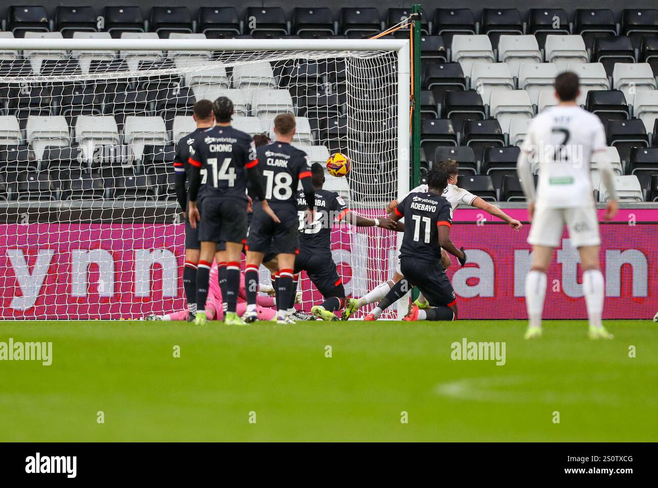 Swansea.com Stadium, Swansea, UK. 29th Dec, 2024. EFL Championship ...