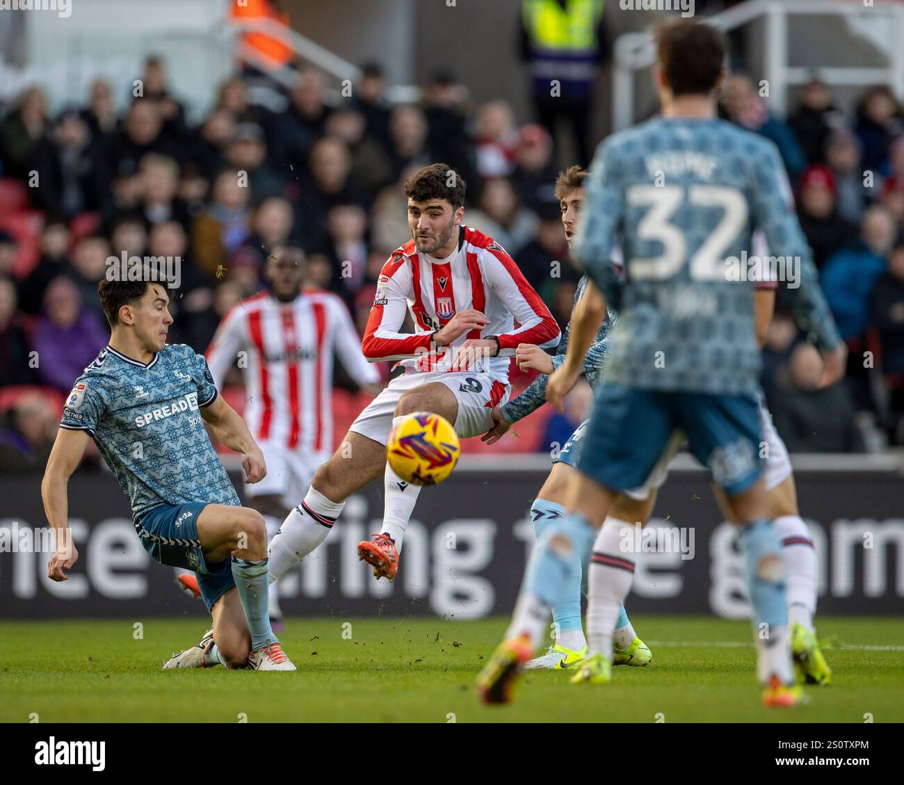 29th December 2024; Bet365 Stadium, Stoke, Staffordshire, England; EFL ...