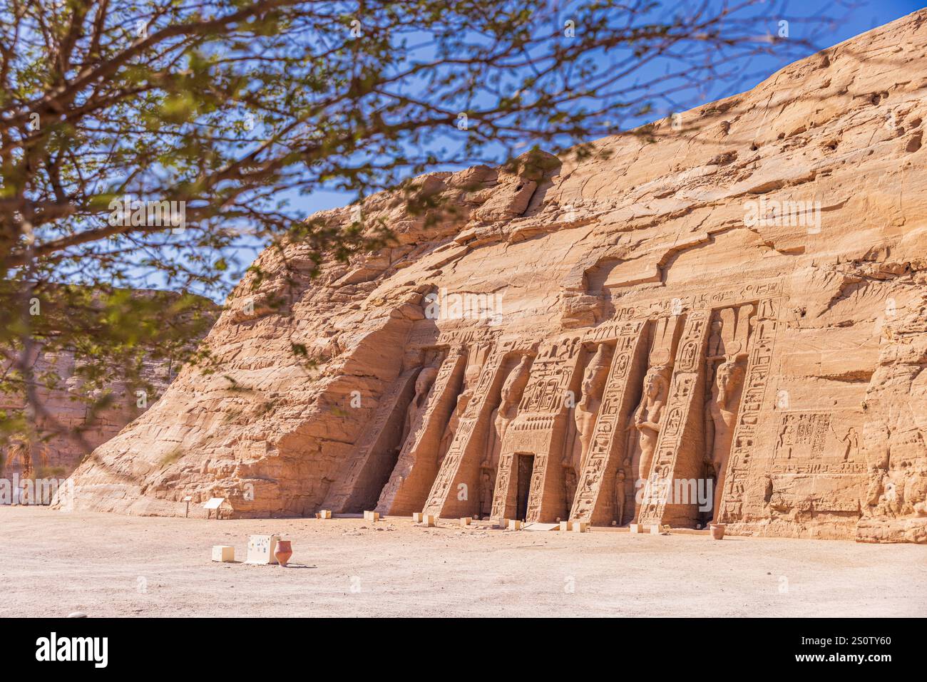 Beautiful shot of the Nefertari Temple in Abu Simbel, Egypt Abu Simbel ...
