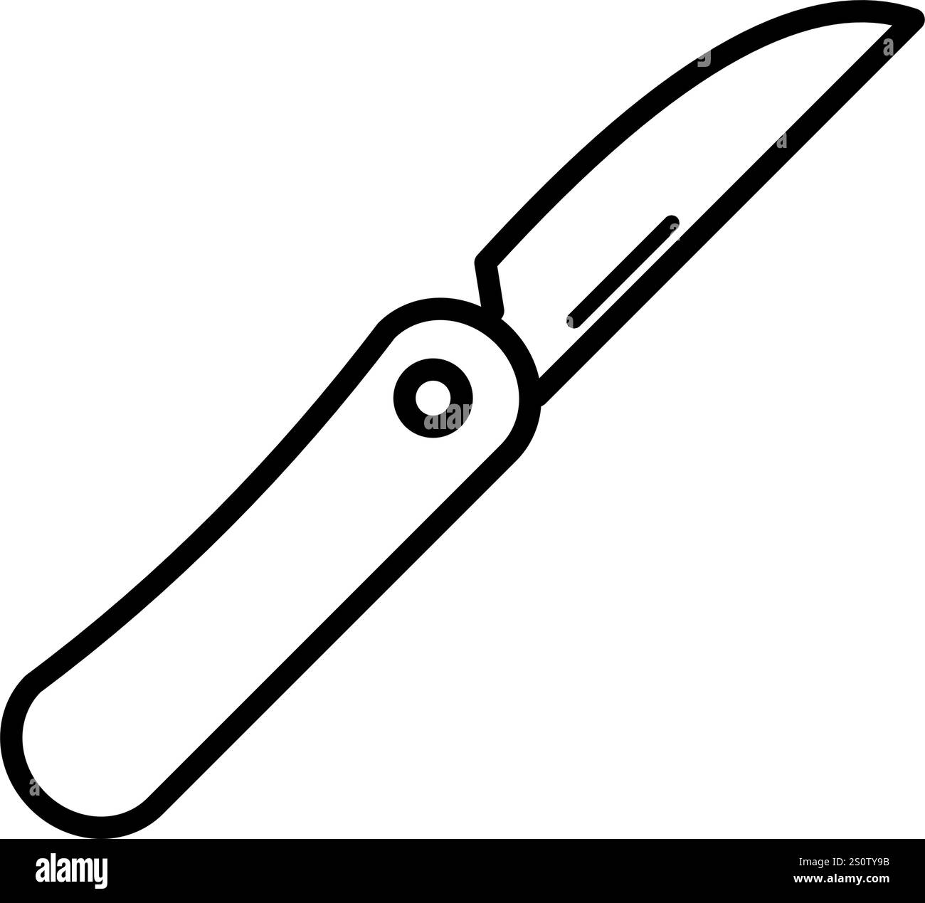 Map of cut knife Cut Out Stock Images & Pictures - Alamy