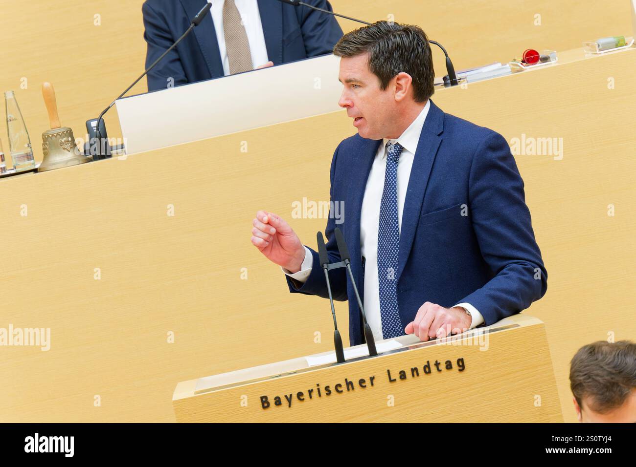 Patrick Grossmann , CSU. 37. Plenarsitzung des Bayerischen Landtags. Abgeordneter Patrick ...