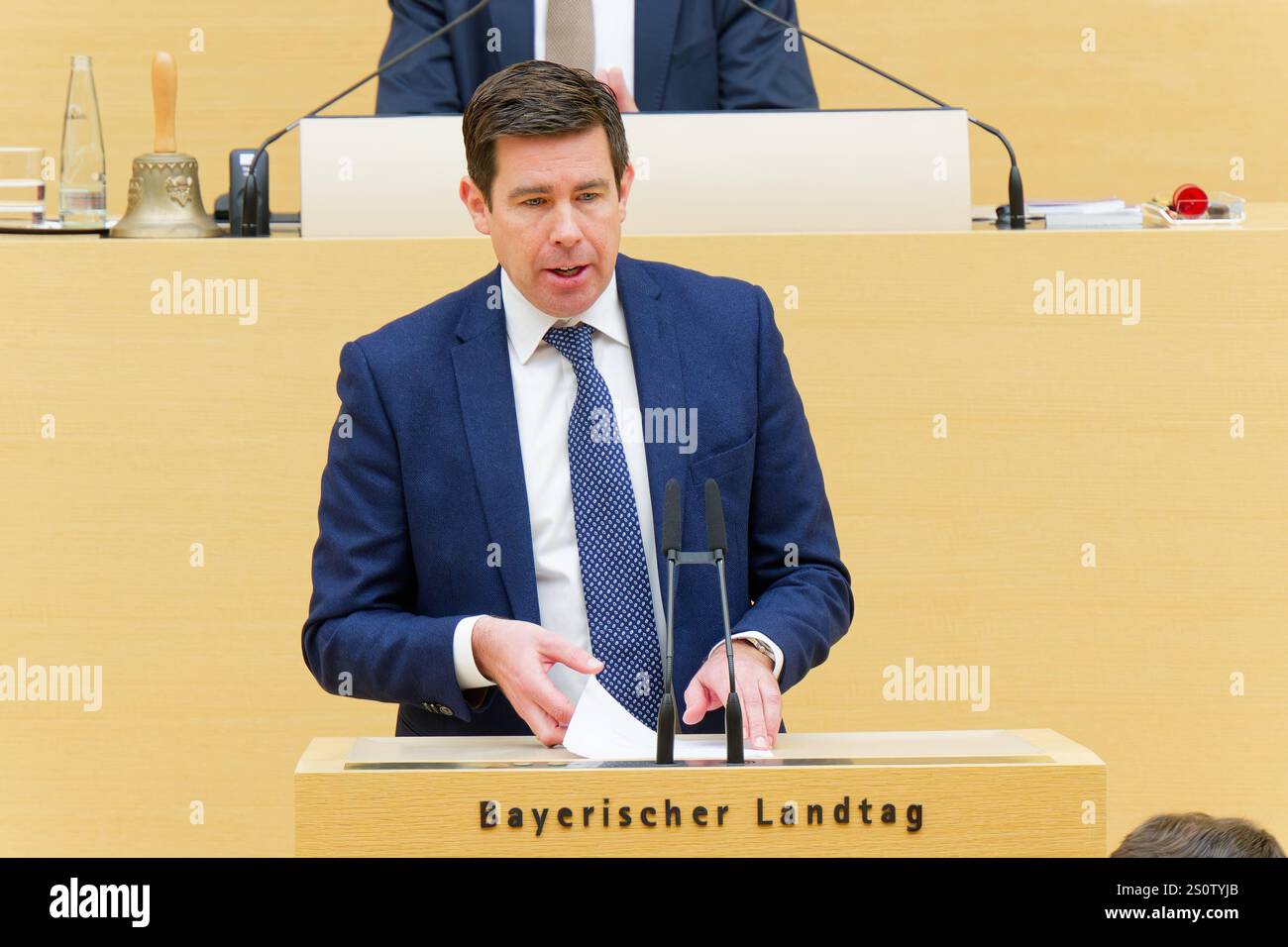 Patrick Grossmann , CSU. 37. Plenarsitzung des Bayerischen Landtags. Abgeordneter Patrick ...