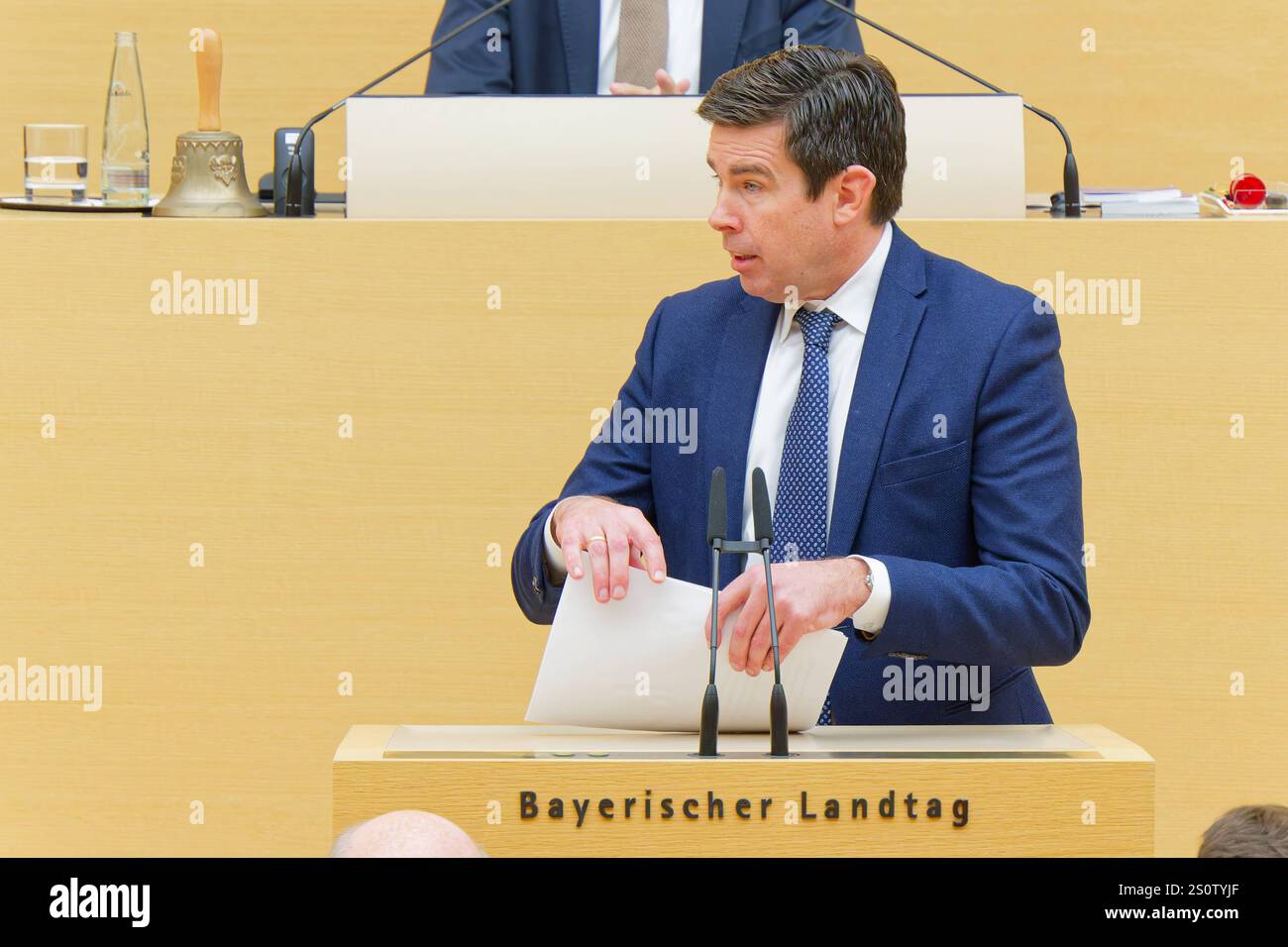 Patrick Grossmann , CSU. 37. Plenarsitzung des Bayerischen Landtags. Abgeordneter Patrick ...