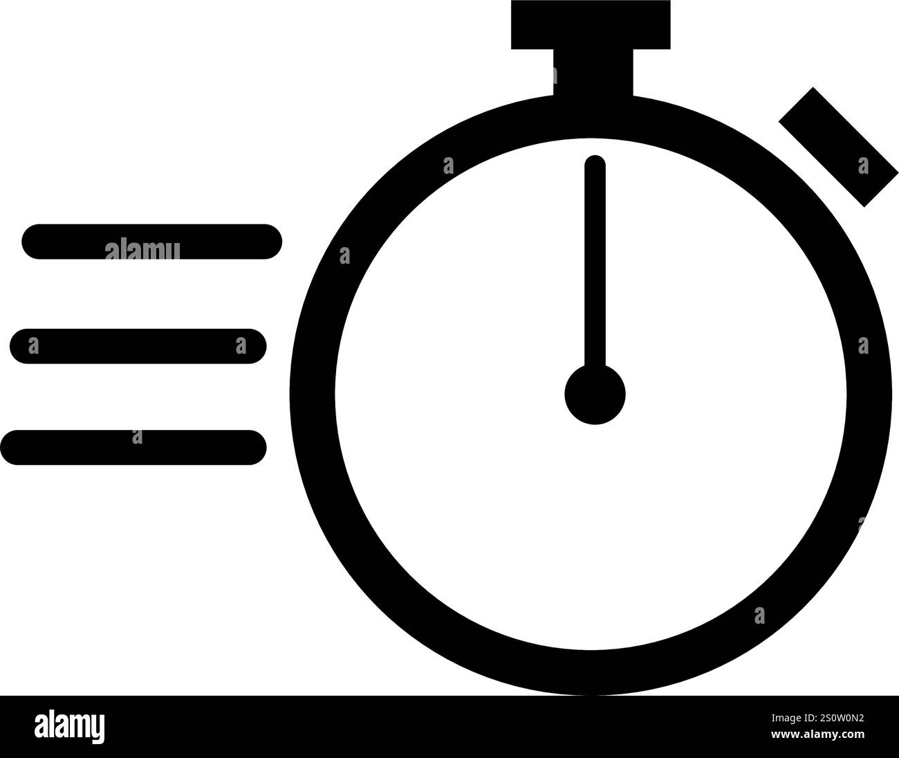 Stopwatch clock icon Stock Vector Image & Art - Alamy