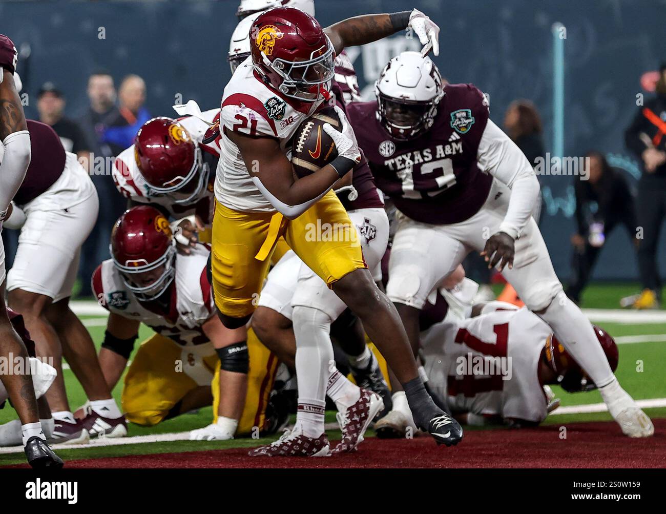 LAS VEGAS, NV - DECEMBER 27: USC Trojans running back Bryan Jackson (21 ...