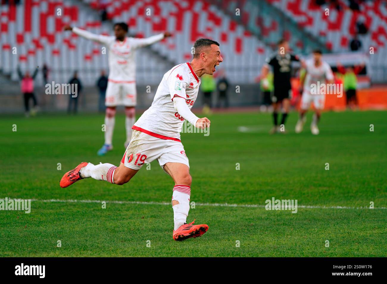 Cesar Falletti of SSC Bari celebrates after scoring a goal during SSC ...