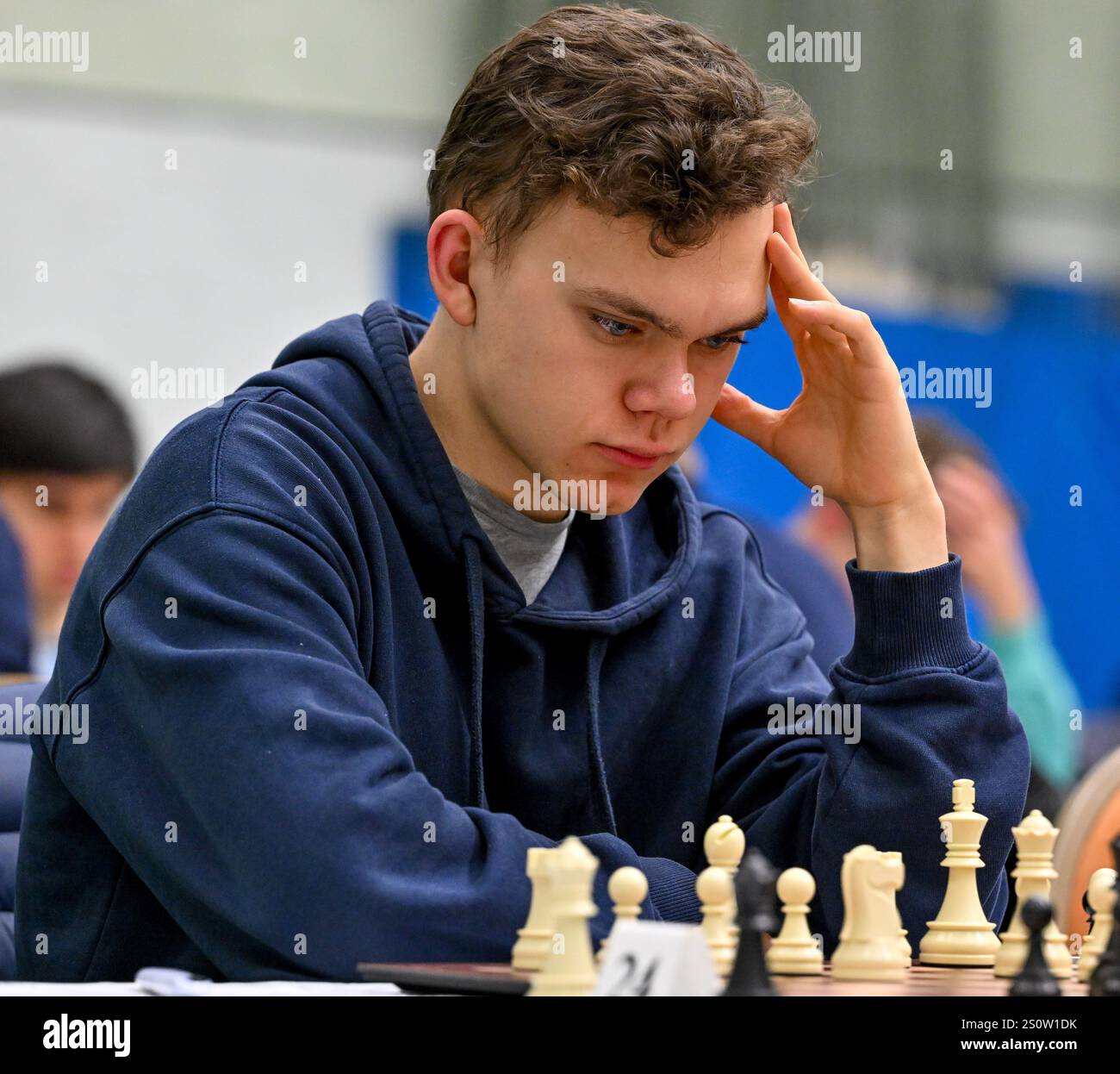 Hastings, UK. 29th Dec, 2024. Andre Nielsen fm NOR during the 98th ...