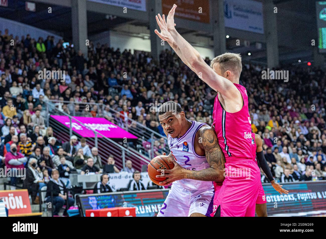 Bonn, Deutschland. 29th Dec, 2024. Demajeo Wiggins (BG G?ttingen, #02 ...