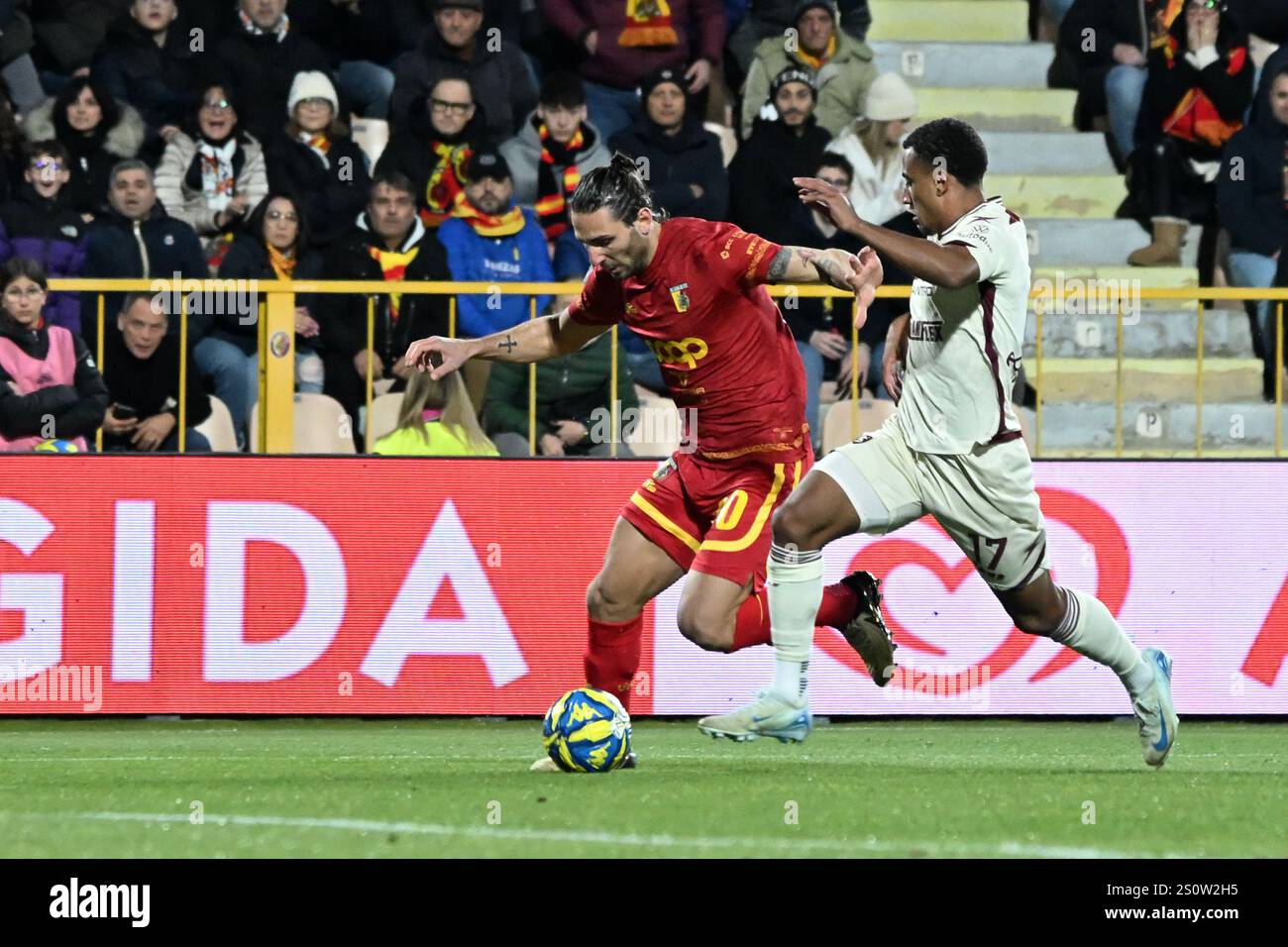Catanzaro, Italy. 29th Dec, 2024. Filippo Pittarello during Us ...