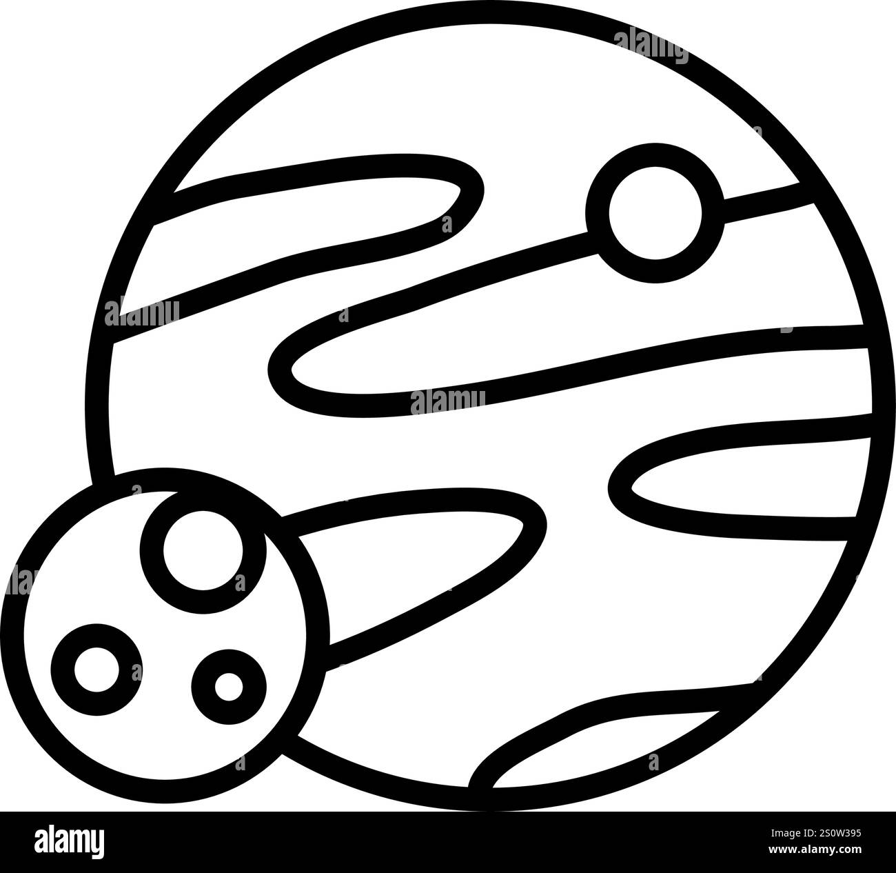 planet - vector icon Stock Vector Image & Art - Alamy