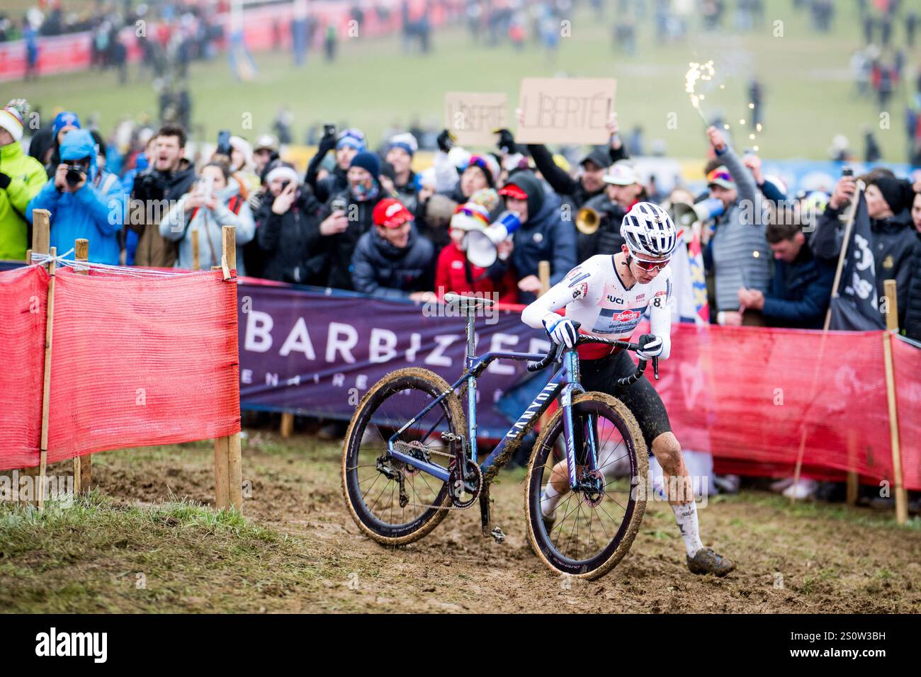 Besancon, France. 29th Dec, 2024. Belgian Jente Michels pictured in ...